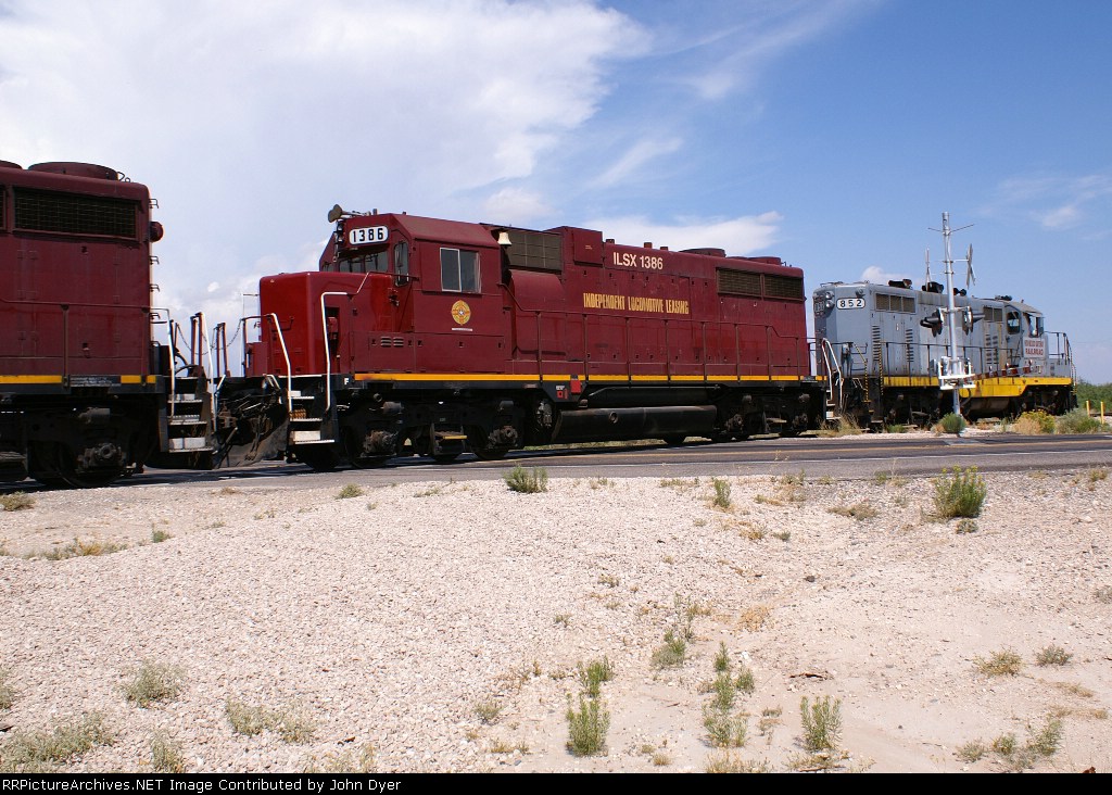ILSX 1386 (GP35M) on the Texas New Mexico Railroad